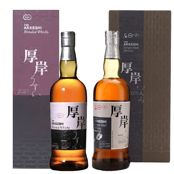 厚岸蒸餾所首版寒露二版雨水日本威士忌套組兩入 ｜酒條通洋酒全台最大連鎖專賣店 全台地區買酒最便宜